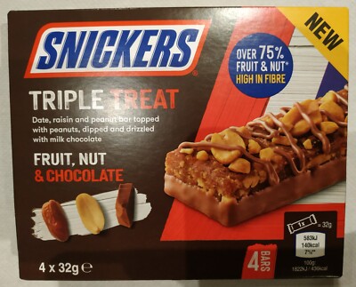 4x Snickers Triple Treat bars | eBay