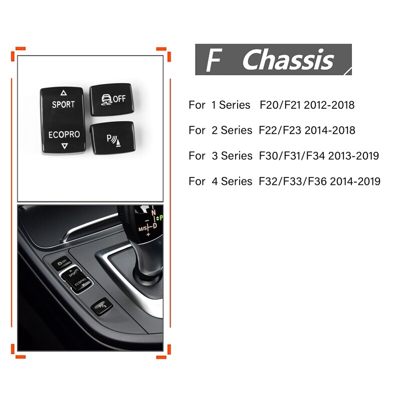 Car Console Sport Anti-slip Button For 1 2 3 | eBay