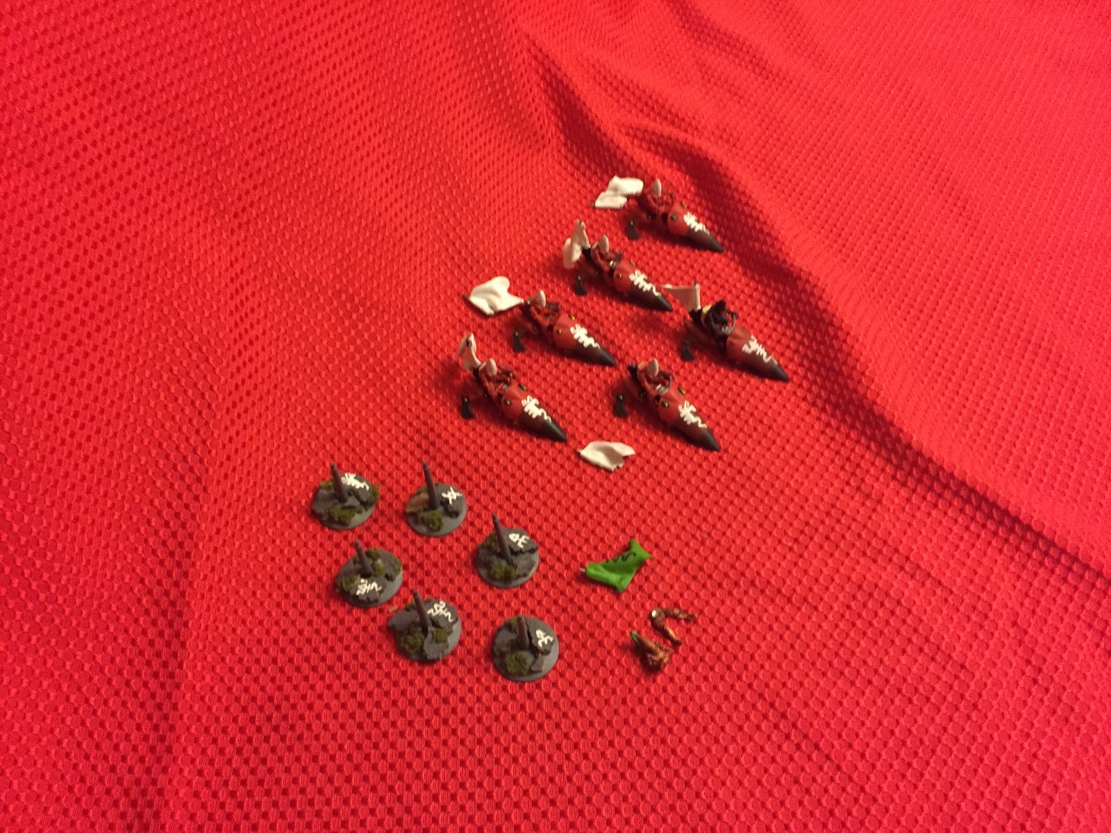 Warhammer 40k Eldar 6x Eldar Jetbikes Professionally painted &based ...