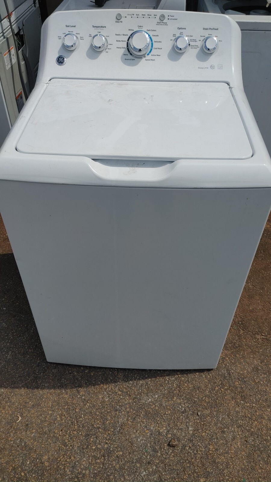 GE® ENERGY STAR® 4.4 CU. FT. STAINLESS STEEL CAPACITY WASHER ...