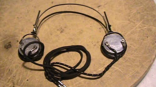 Cannonball Dixie antique radio headphones, crystal radio use | eBay