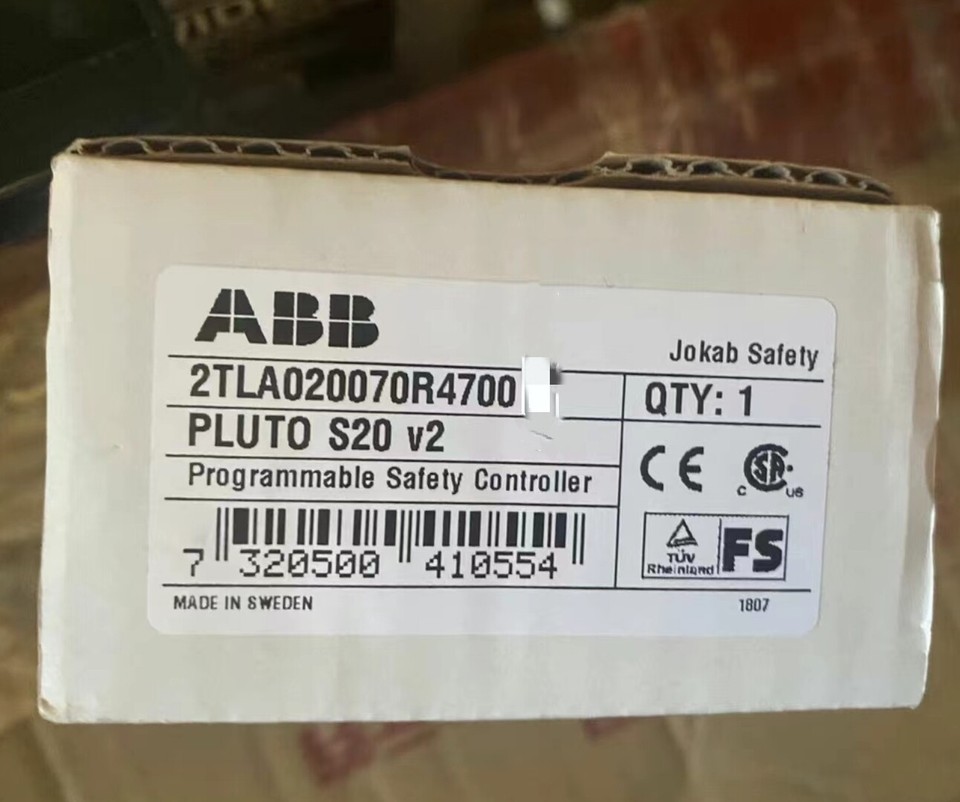 1pc ABB PLUTO S20 V2 Safety Relay 2TLA020070R4700 | eBay