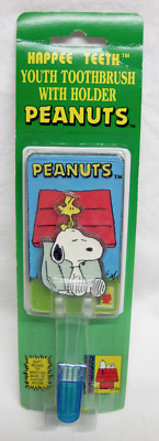Vintage Collectible Peanuts Snoopy Woodstock Toothbrush & Holder ...