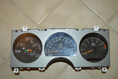 87 88 89 Pontiac Grand Am 120 mph TURBO Speedometer Instrument Cluster ...
