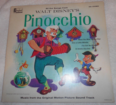 All the Songs from Walt Disney's Pinocchio, LP | eBay