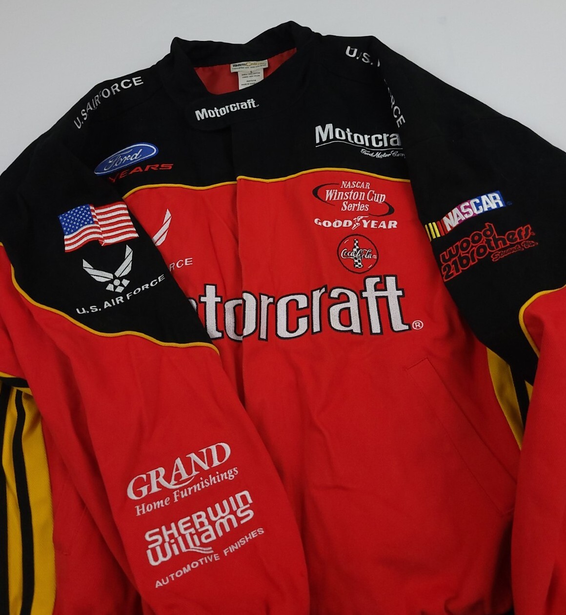 Vintage Motorcraft Nascar Air Force Embroidered Racin… - Gem