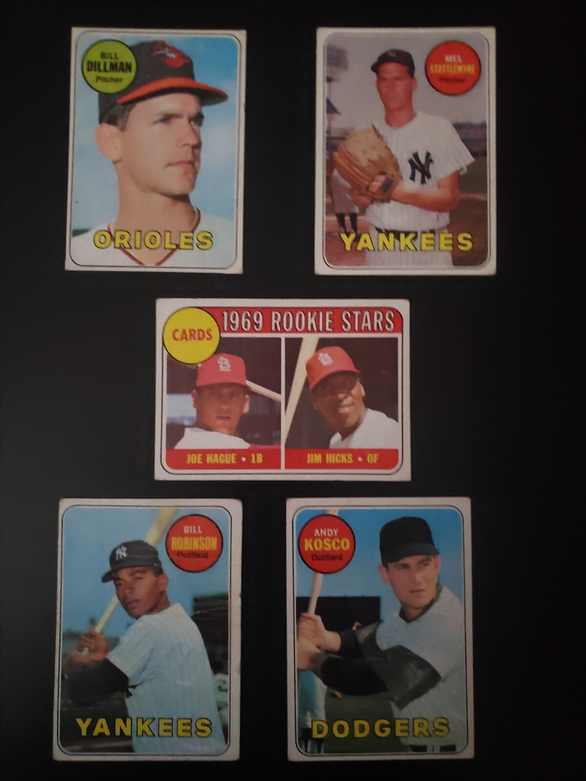 1969 Topps Vintage Baseball Card Lot of 10 Cards | eBay