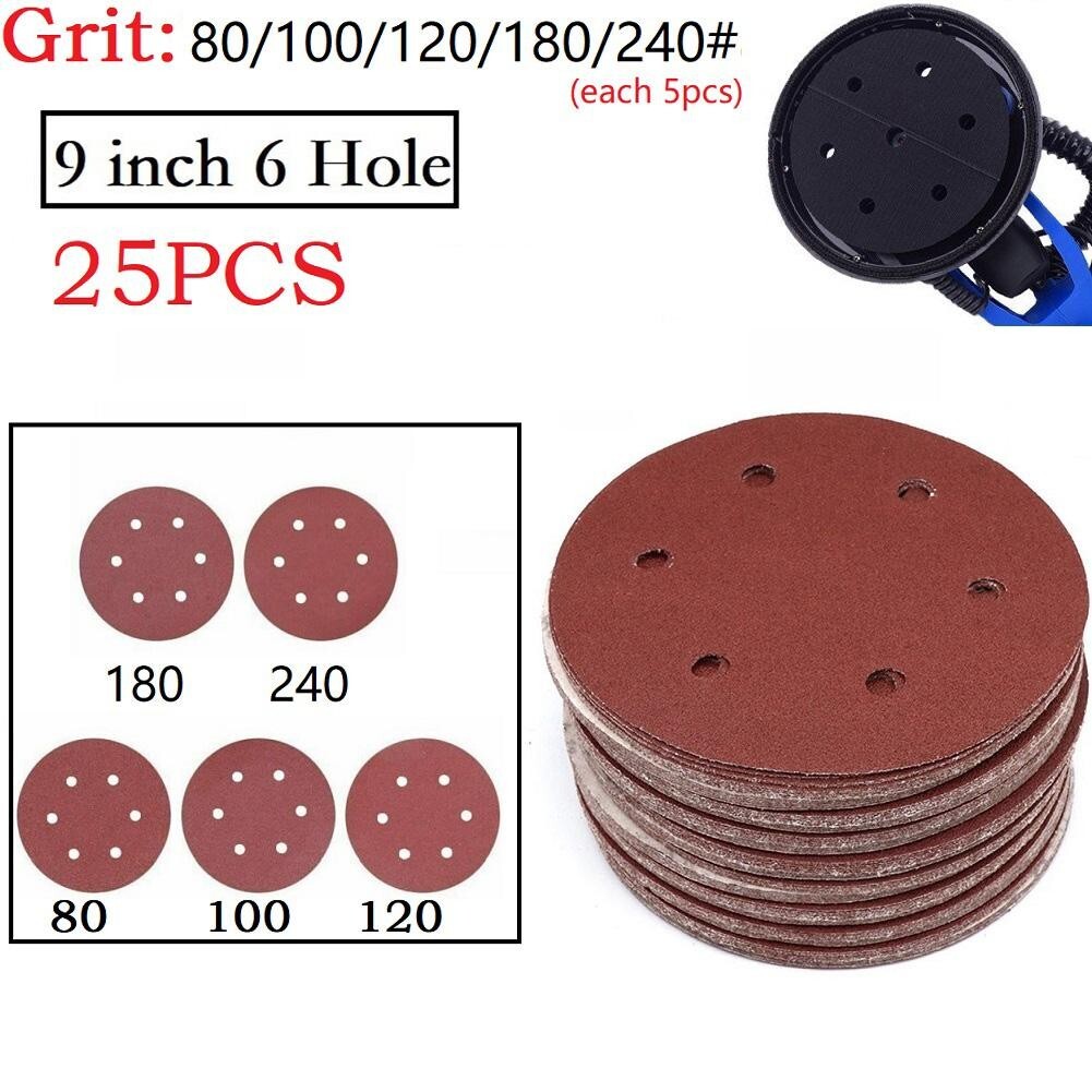 25Pcs/Set Artificial Stone Sanding Disc Cars Polishing Metal Sanding ...