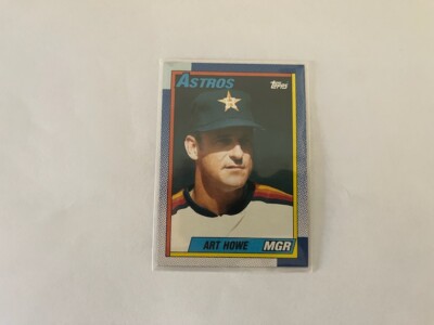 ART HOWE 1990 Topps #579 Houston Astros Baseball Card Manager MGR Team ...