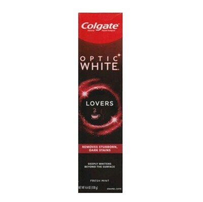Colgate Optic White Coffee & Wine Lovers Whitening Toothpaste 4.6 oz ...
