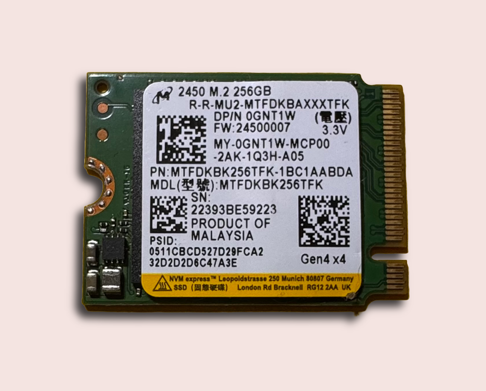 SSD NVME M.2 Hard Drives - All 2230 Form Factor 256GB 512GB | eBay