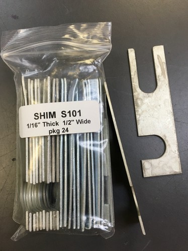 Caster Alignment Shim S101 for lower control arm 1/16 thick x 1/2 wide ...