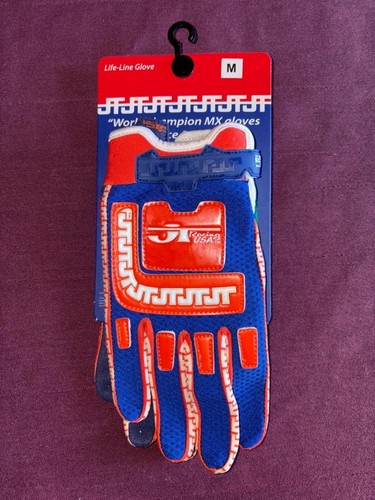 BRAND NEW - Motocross JT Racing USA Racing Gloves - Size M Orange Blue ...
