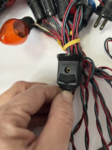 Lot of 3 C7 Gilbert, Noma & Idalite Christmas Light Strand String Tree ...