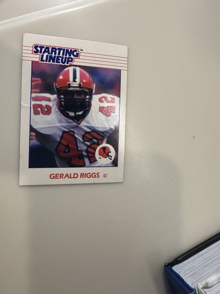 GERALD RIGGS 1988 KENNER STARTING LINEUP CARD - ATLANTA FALCONS | eBay