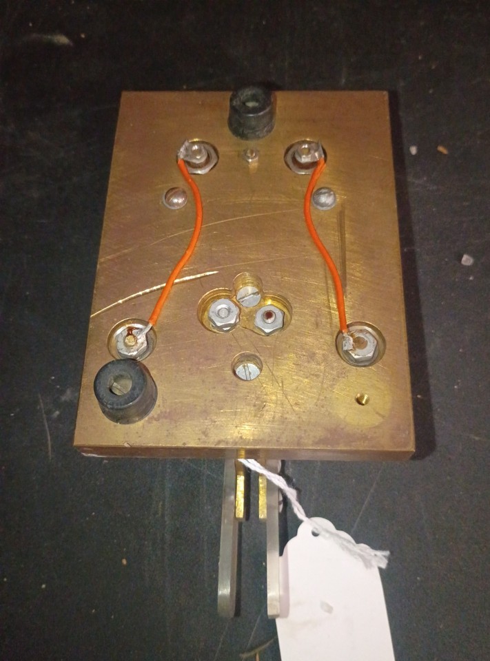 Brass Iambic Telegraph BUG key -MORSE CODE #2 | eBay
