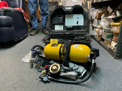 MSA Ultralite II Air Mask Pressure Demand oxygen system Complete with ...