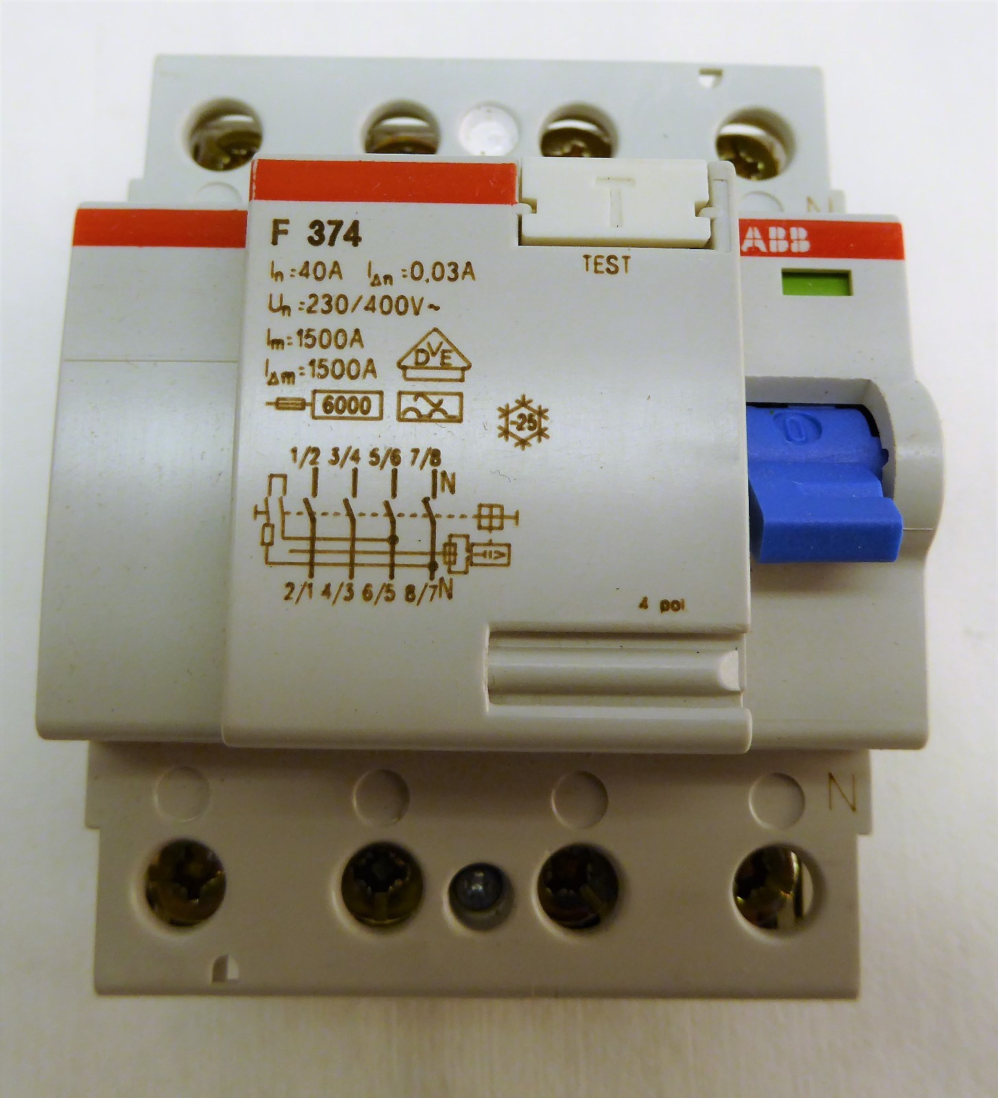 ABB Circuit Breaker 40 A 230/400 v F374 | eBay
