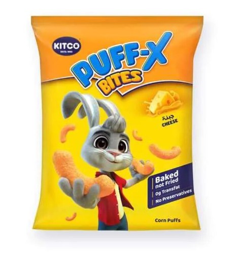 10 Pack X Kitco PUFF Bites Corn Cheddar Cheese Chips (30 g) Baked not ...