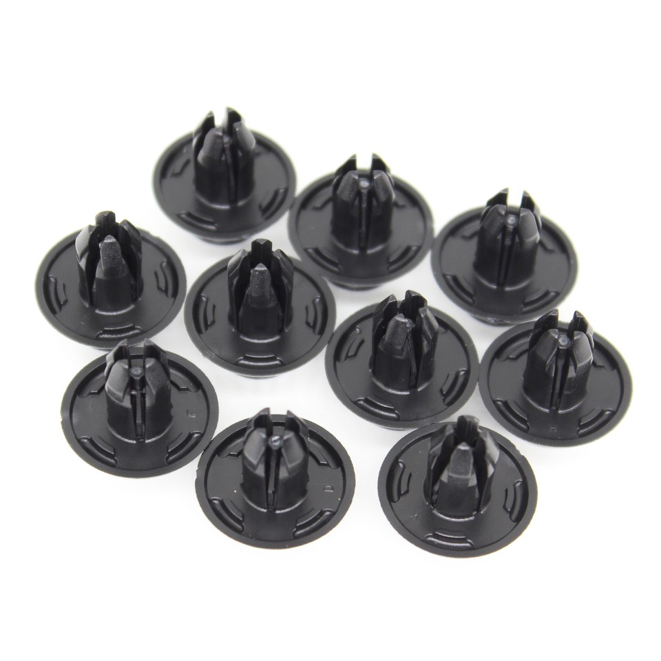 10Pcs Splash Shield Clip Nylon Push Type Retainer For Toyota Yaris ...