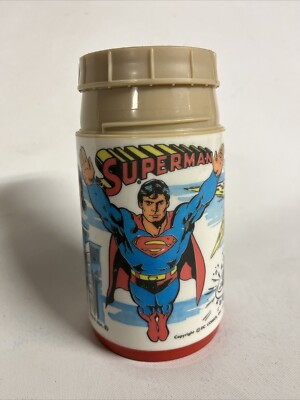 Original Vintage 1978 Superman DC Comics Aladdin Thermos with Cap | eBay