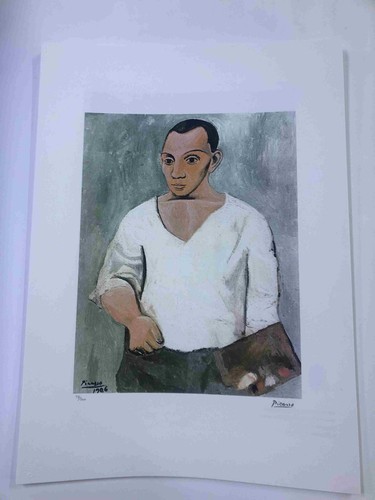 Pablo Picasso Lithography off set cm 50x70 Signing on plate with ...
