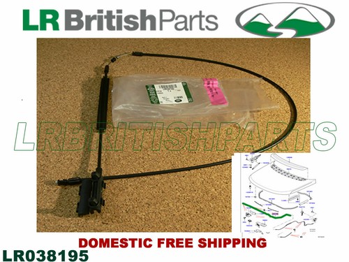 GENUINE LAND ROVER HOOD CONTROL CABLE RANGE ROVER 13 ON SPORT 14 ON ...