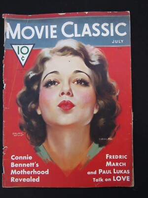 Movie Classic Magazine July 1932 Sydney Fox Cover Rare | eBay