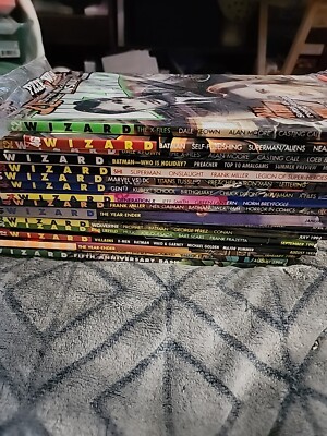 Wizard Comic Guide Lot Of 17 Including Sealed Number 52 | eBay
