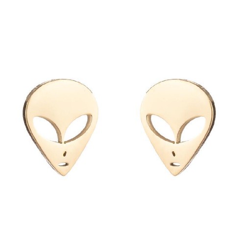 2pairs stainless steel Alien earrings, 4 colors Jewelry Wholesale ...