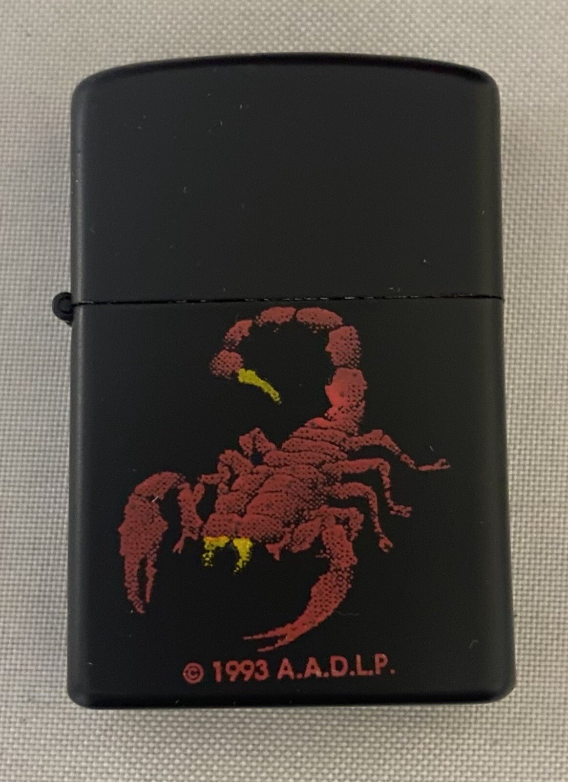 Vintage 1993 AADLP SCORPIONS / SCORPIO - Zip Style Lighter | eBay