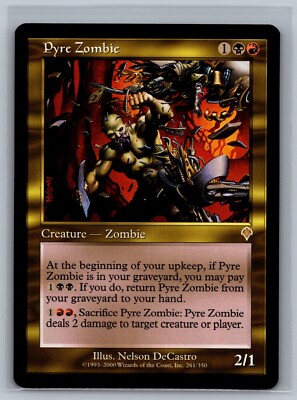 Magic The Gathering Invasion Pyre Zombie #261/350 MTG TCG CCG | eBay