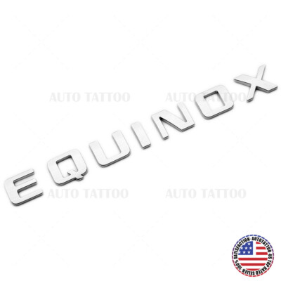 For Chevy Equinox Front Door Nameplate Letter Logo Badge Emblem Sport ...