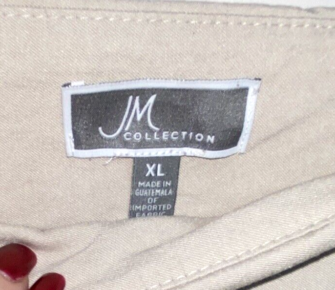JM Collection Women's Pull On Stretch Pant Size XL Beige *N | eBay