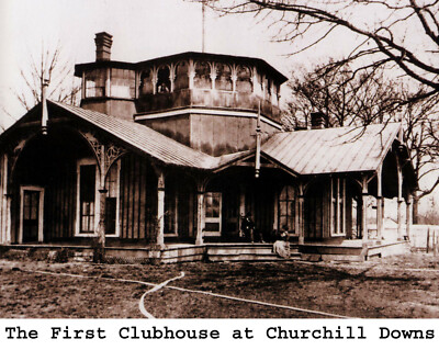 Churchill Downs - Original Clubhouse, 8x10 B&W Photo | eBay