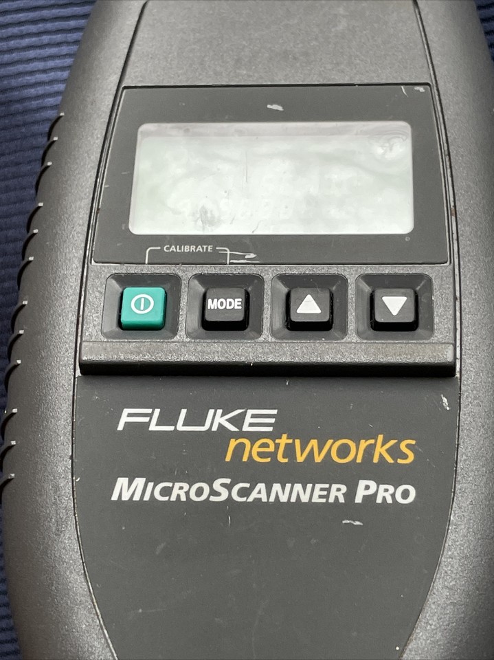 Fluke Networks Microtest MicroScanner Pro Network Cable Tester Verifier ...