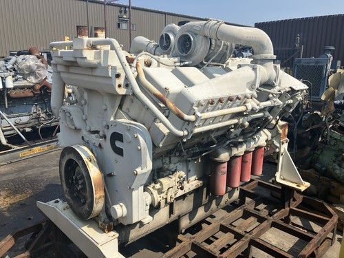 CUMMINS K38 MARINE DOUBLE TURBO DIESEL ENGINE 1000 HP | eBay
