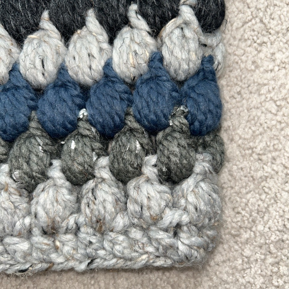 Spiffy & Splendid Chunky Knit Wool Striped Infinity Scarf One Size ...