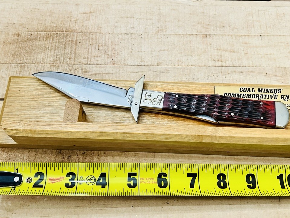 1980s STAR CUTLERY COAL MINERS BONE COKE BOTTLE SWINGUARD LOCK KNIFE W ...