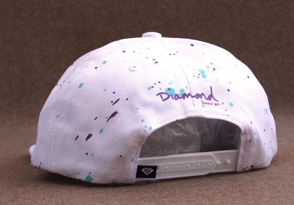 New Diamond Supply Co. X Coca-Cola Paint Splatter Mens Snapback Hat ...