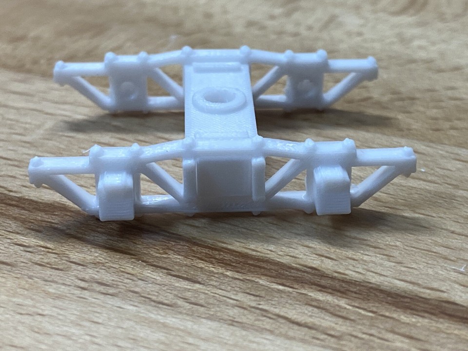 On30 Arch bar trucks 3D printed NO wheels 2 pair Larger For On30 Wheel ...