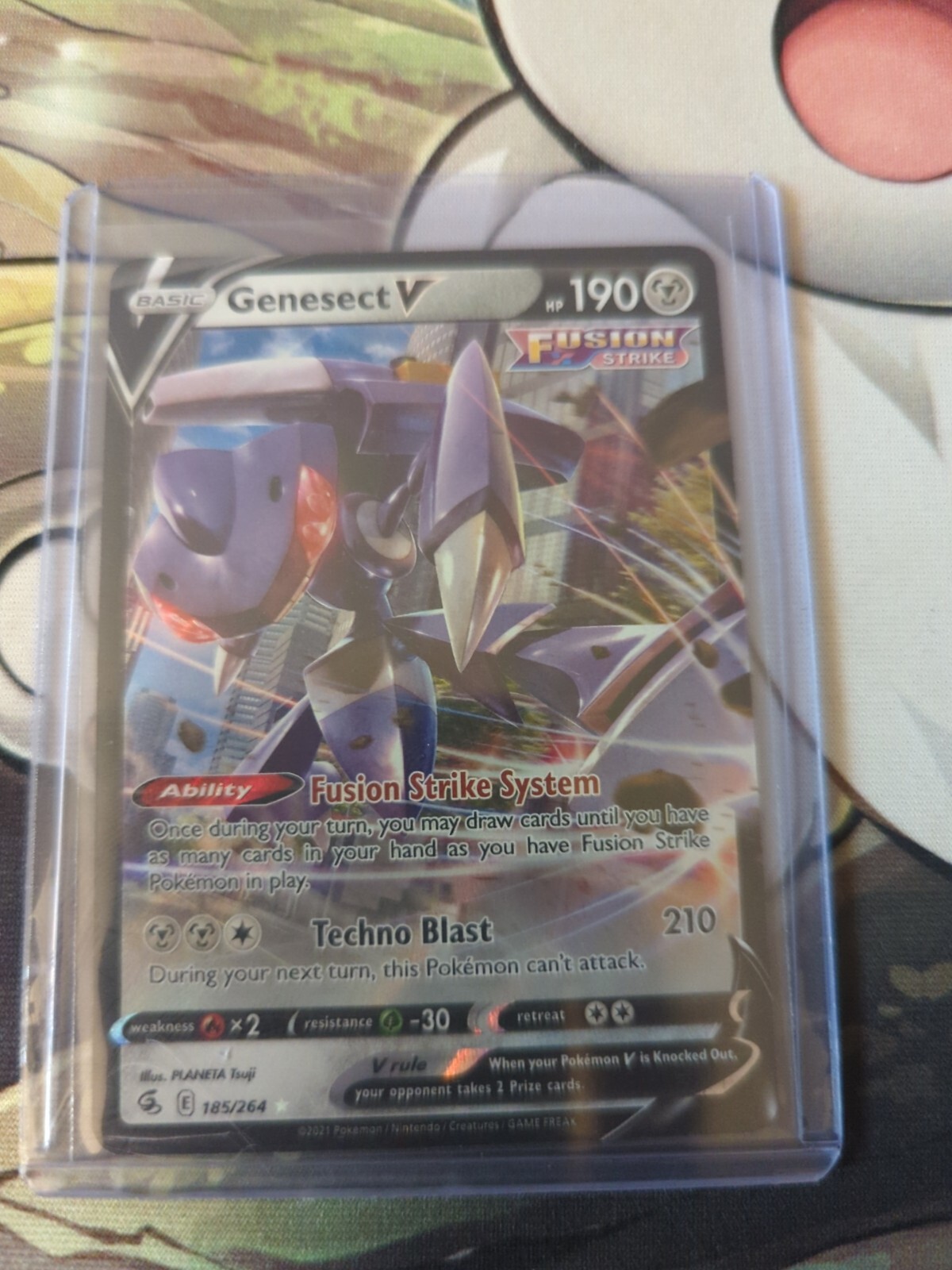 Genesect V 185/264 Pokemon TCG Fusion Strike | eBay