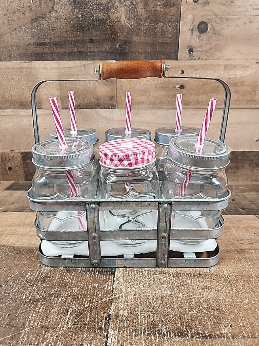 Better Homes Canning Jars 6 Vintage BETTER HOMES & GARDENS Mason