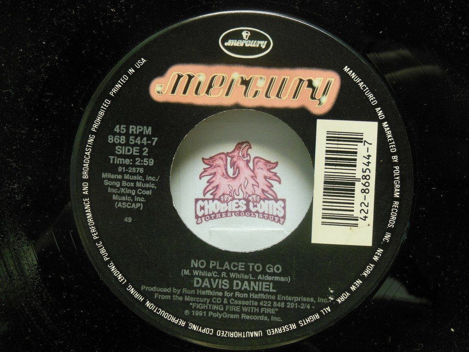 DAVIS DANIEL: For Crying Out Loud / No Place To Go, 45 RPM NM (H6) | eBay