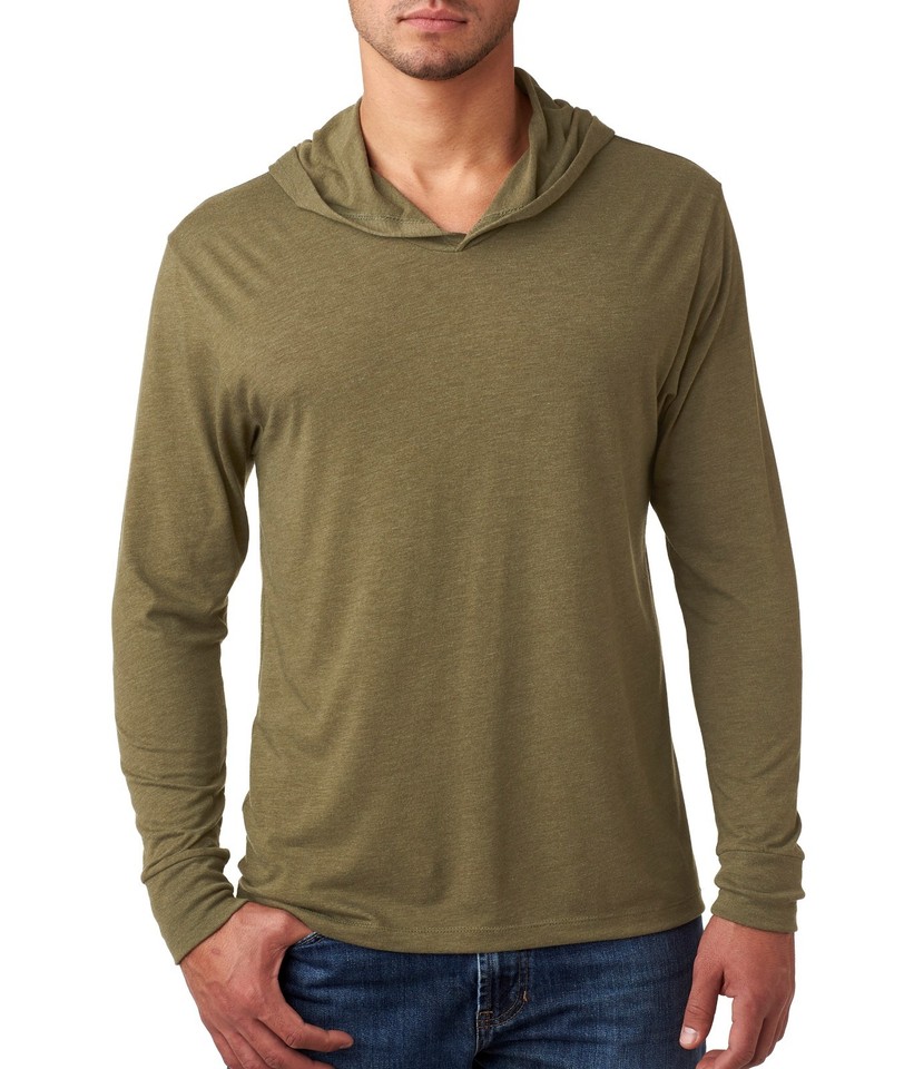 Next Level - Tri Blend Hoodie Lightweight Pullover Hoody Mens SIZE XS ...