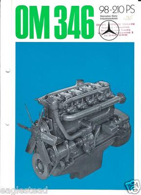 Equipment Brochure - Mercedes-Benz - OM 346 - Engine - German language ...