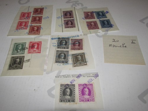 Lotto varie Marche da Bollo - Imposta sull'Entrata - Marche Cambiali ...