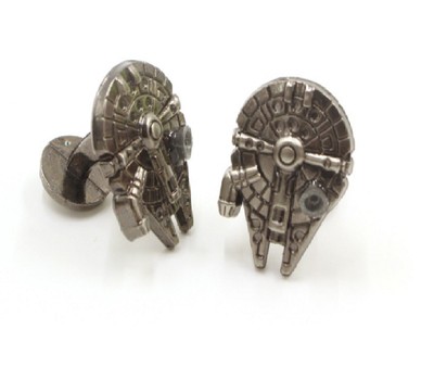 Star Wars Cufflinks Millennium Falcon Millenium Cuff links Tie clip ...