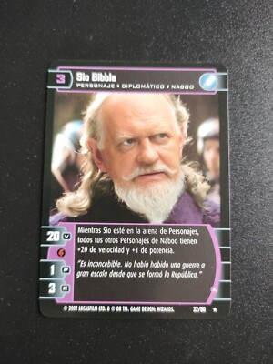 Star Wars TCG : Sio Bibble A - Sith Rising - Wotc | eBay