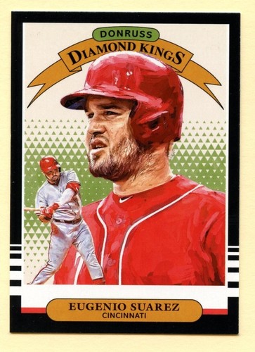 2019 Panini Donruss Baseball Eugenio Suarez Diamond Kings #25 ...